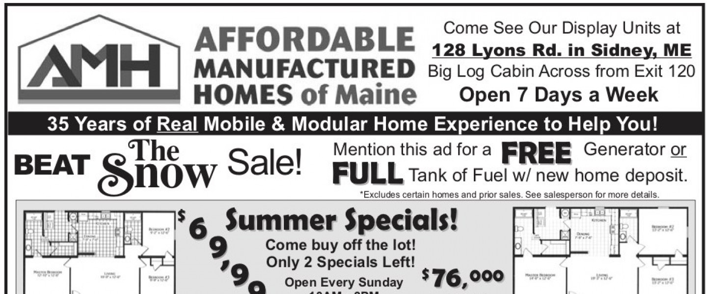 Used Homes Affordable Manufactured Homes Of Maine